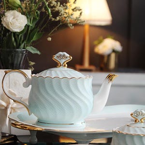 Exquisite Ceramic Tea Sets, Ceramic Light Luxury Afternoon Tea Sets ...