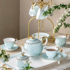 Exquisite Ceramic Tea Sets, Ceramic Light Luxury Afternoon Tea Sets, Coffee Sets, Coffee Cup ...