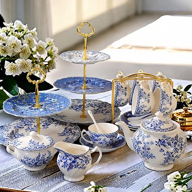 Vintage Tea Set - Etsy