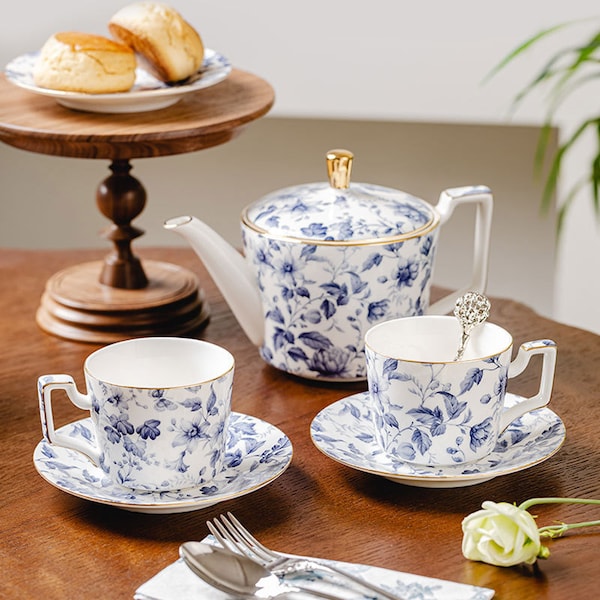 Porcelain Tea Set - Etsy