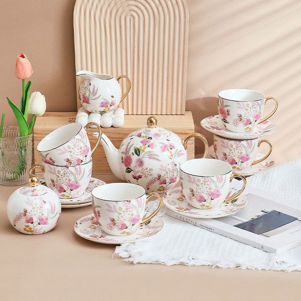 Ceramic Tea Set - Etsy