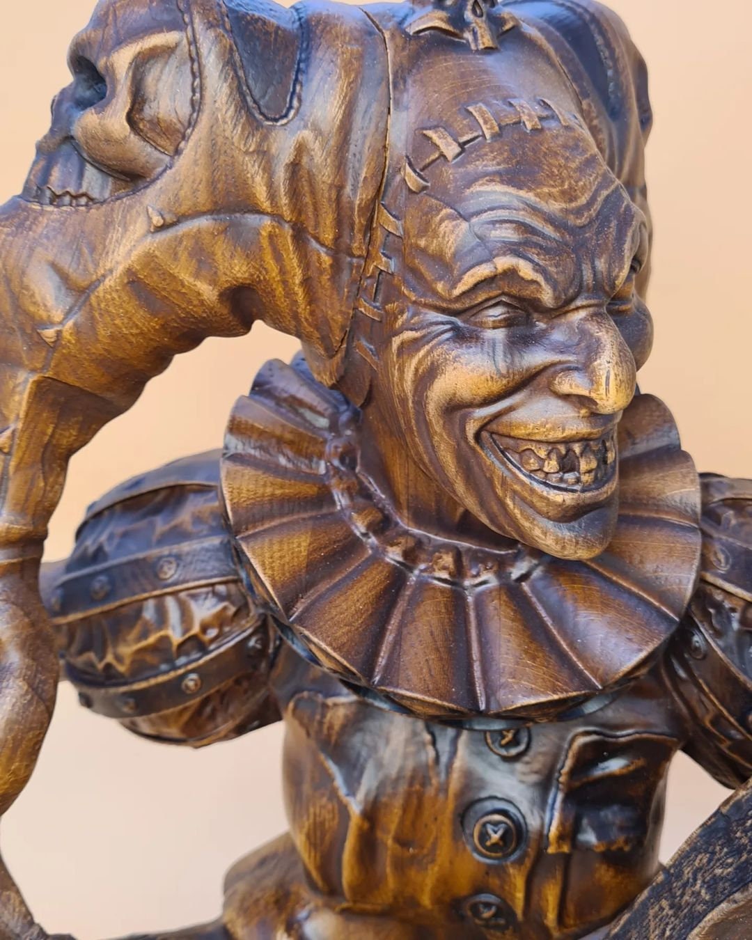 Statuette Medieval Jester With Book for Bookshelf Decor and Birthday ...