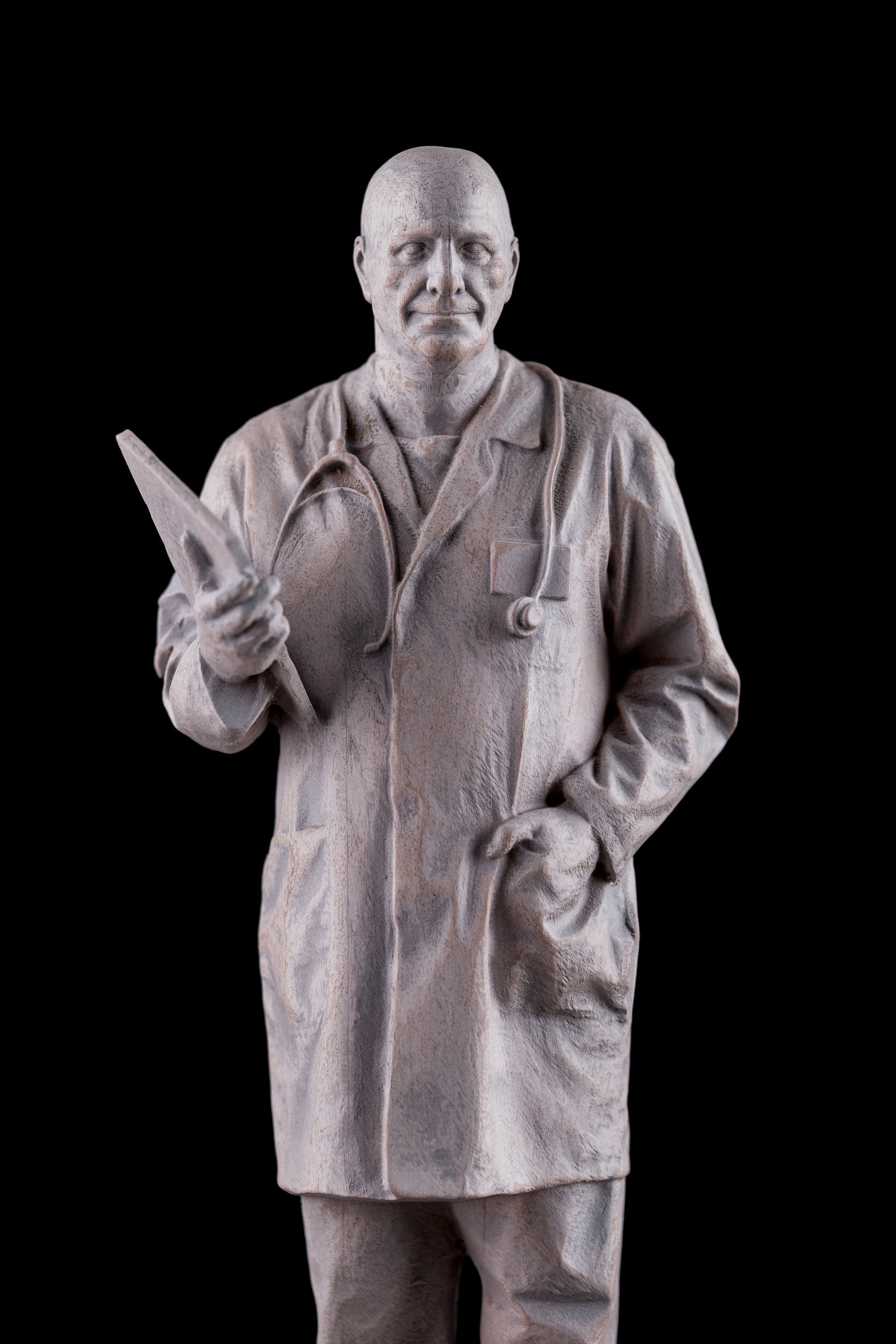 Wooden Statue Doctor, Good Doctor Sculpture for Shelf & Home Decoration ...