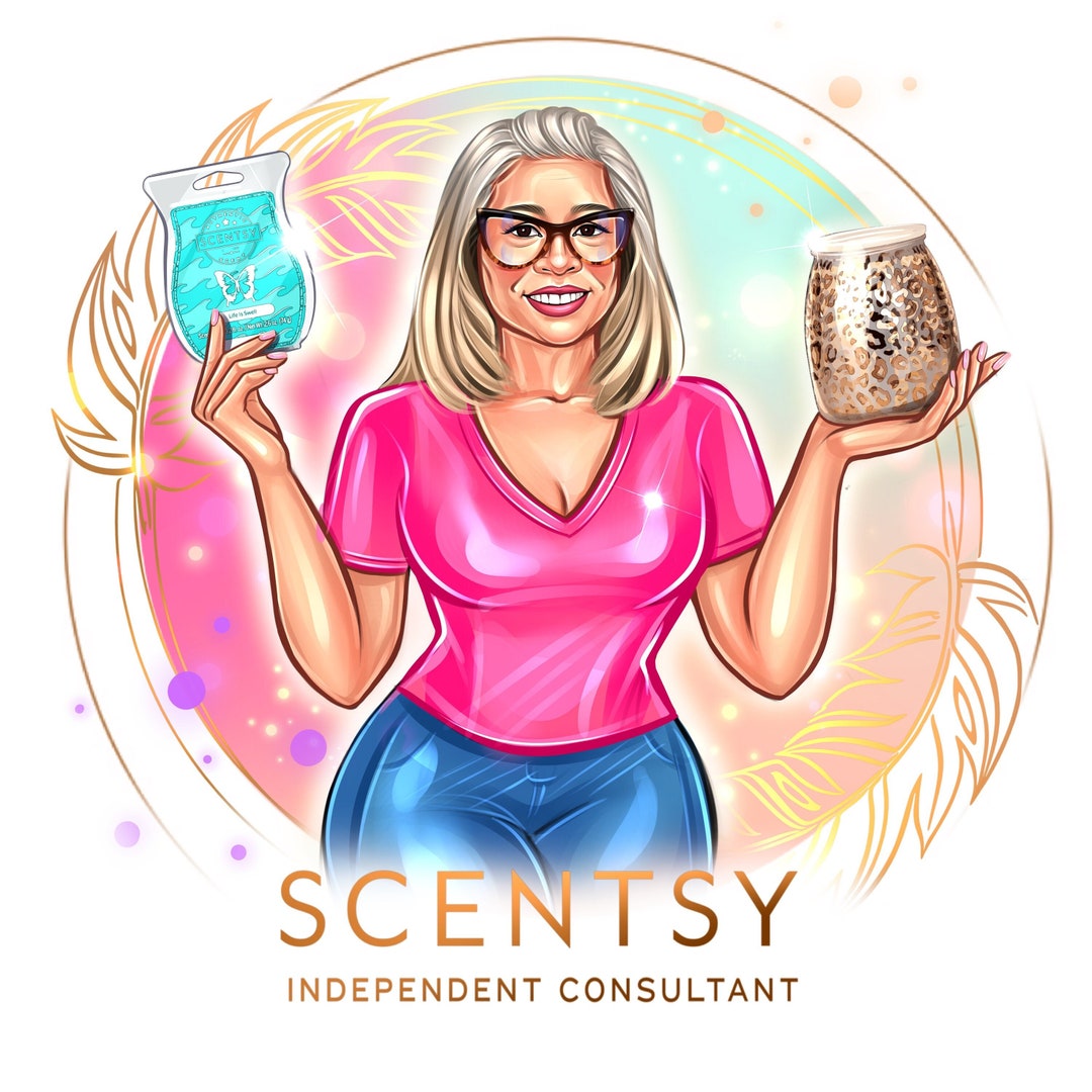 Scentsy Consultant Logo, Scentsy, Scentsy Cartoon Logo, Scented Wax ...