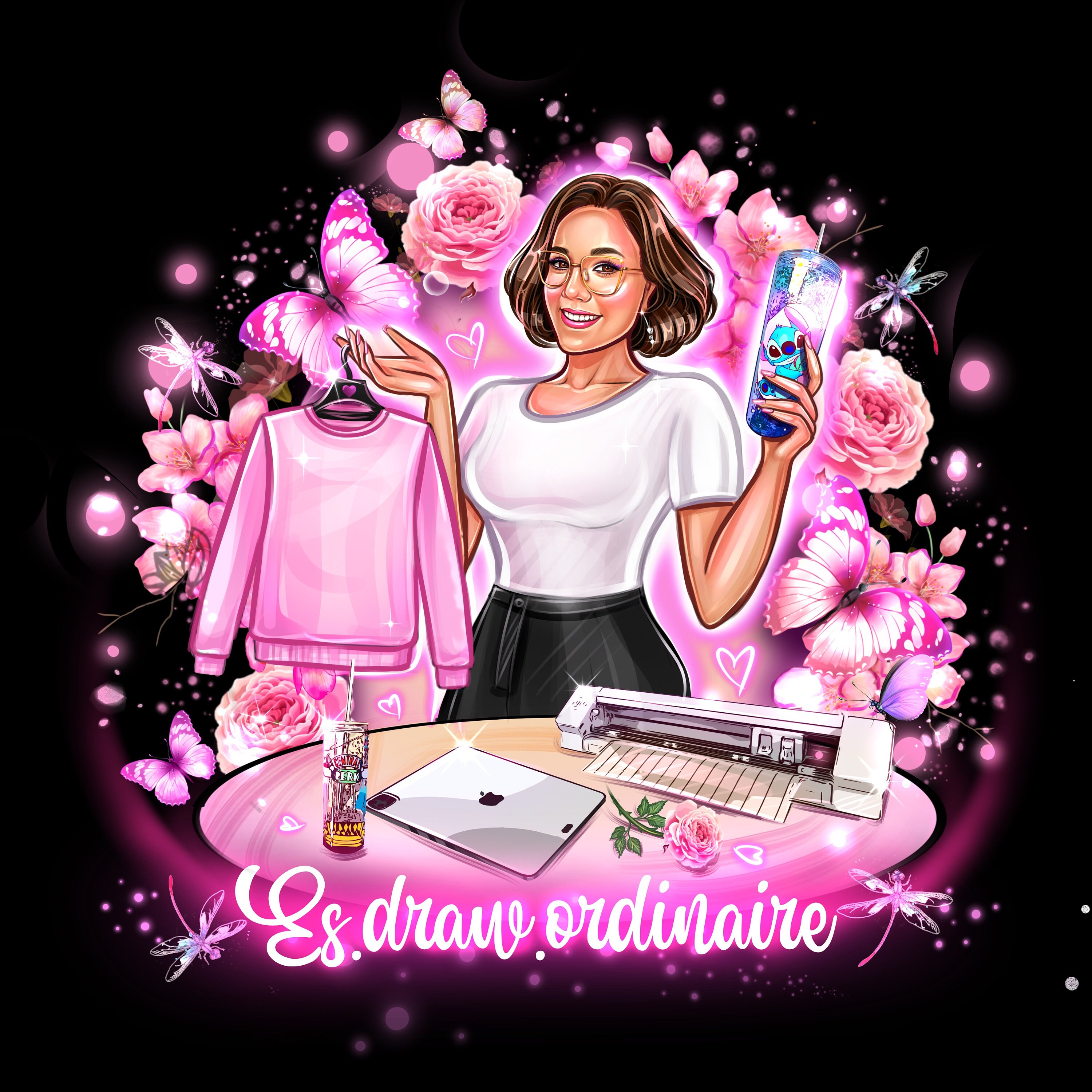 Crafter Logo,cricut Craft Maker Logo,hand Crafter Logo,t-shirts ...