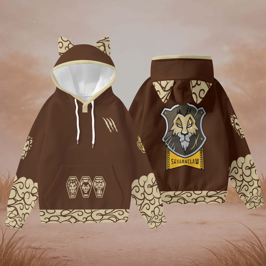 Unisex Twisted Wonderland Savanaclaw Cute Cat Ear Hoodie Best Gift - Etsy