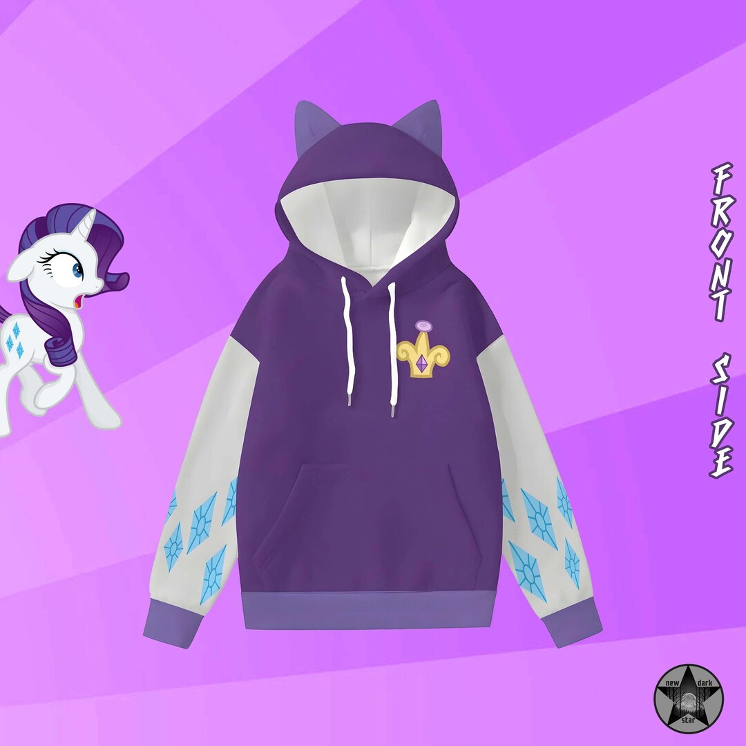 Rarity (mlp Inspired) - Unisex Hoodie With Ears - Etsy