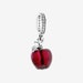 Murano Glass Red Apple Dangle Charm - Etsy