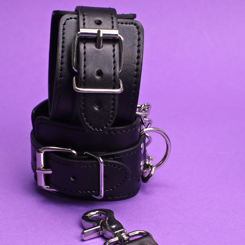 Cross Tie BDSM Restraint Bondage Unisex Ankle Wrist Cuffs 4-way Strap ...