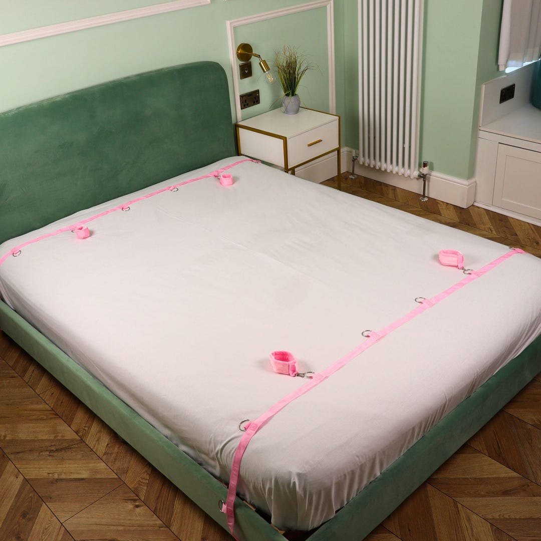 BDSM Restraining Set Bed Restraint Set King Bed Restraints Queen Bed ...