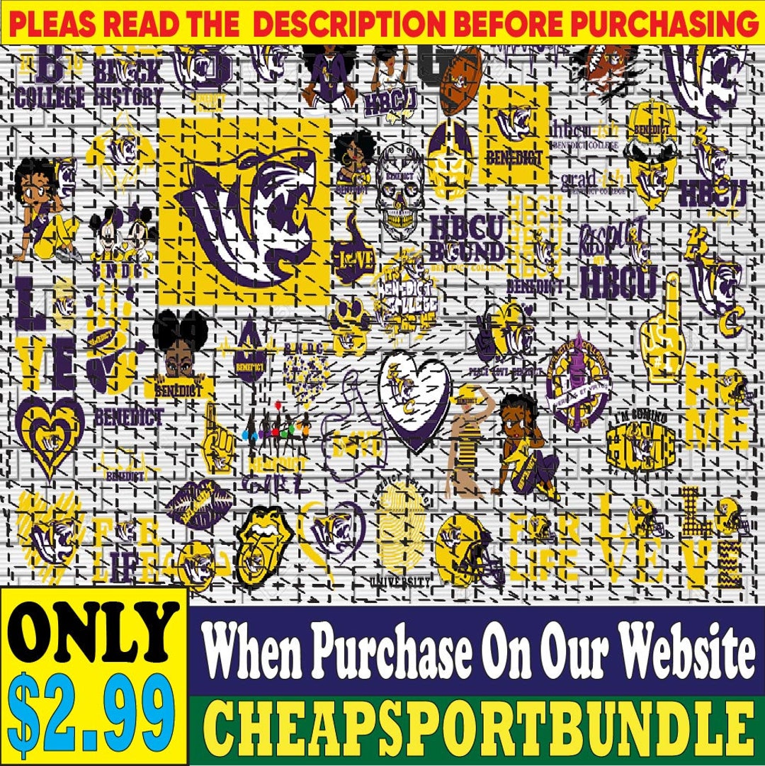Benedict College Svg HBCU Svg Collections HBCU Svg Football - Etsy