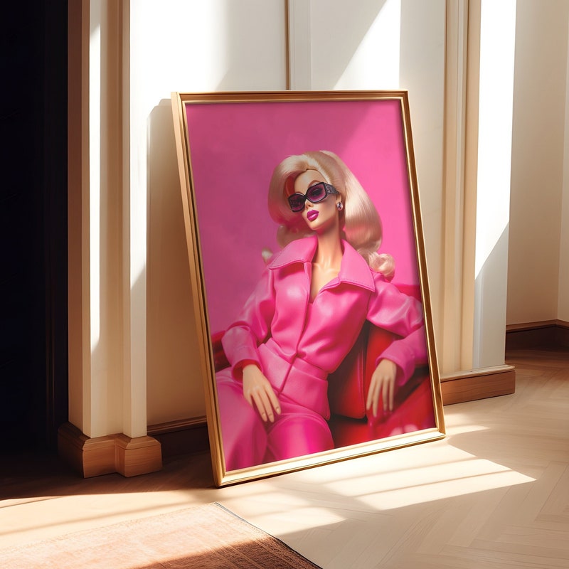 Hot Pink Aesthetic Barbie - Etsy