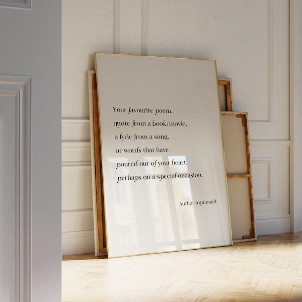 Framed Quote - Etsy Canada