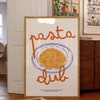 Italian Wall Art, Spaghetti Wall Print, Retro Kitchen Wall Decor, Pasta ...