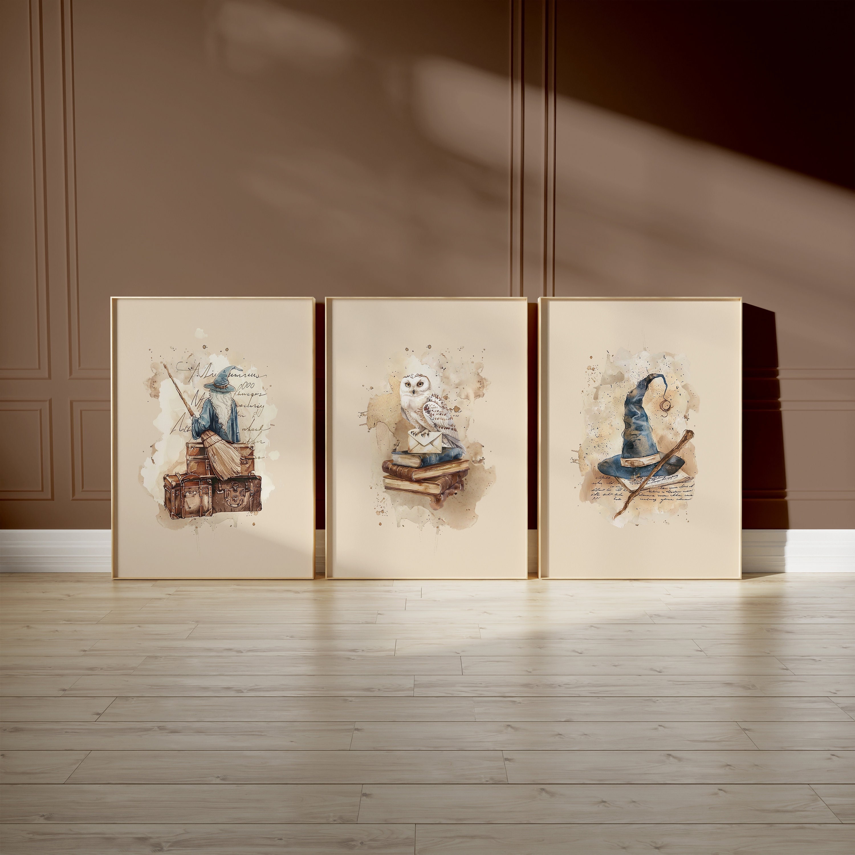 Wizard Poster, Wizard Print, Magical Nursery Decor, Wizard Nursery ...
