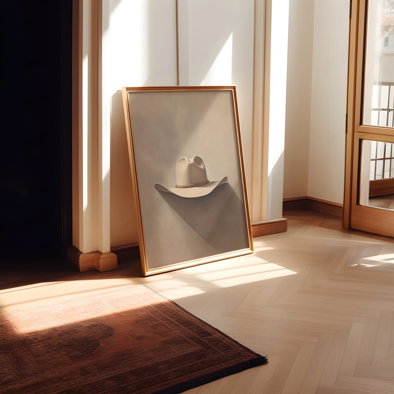 Highland Cow Gallery Wall Set, Preppy Western Prints, Rustic Western ...