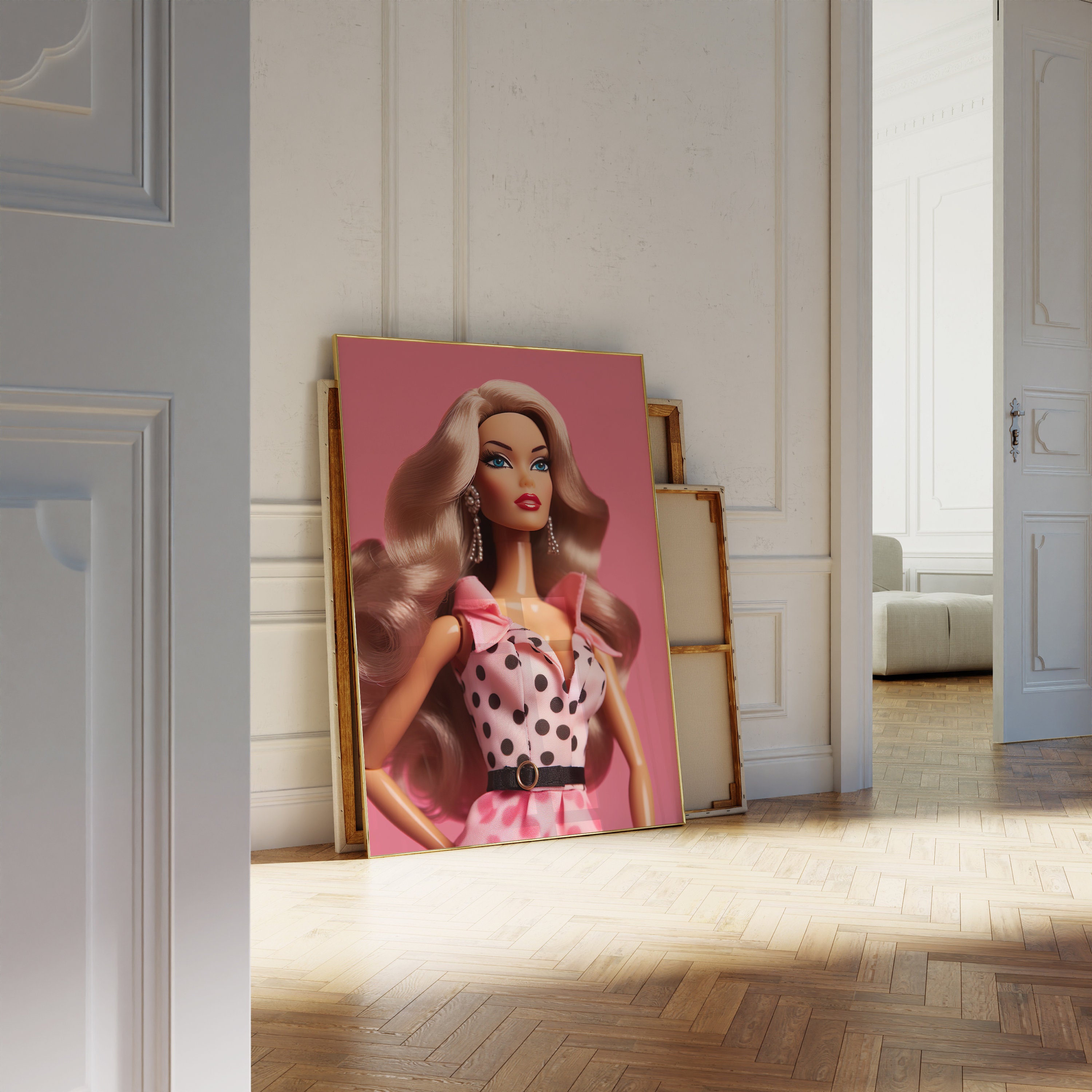 Doll Print Poster, Retro Doll Poster, Fashion Doll Wall Art, Girls Room ...