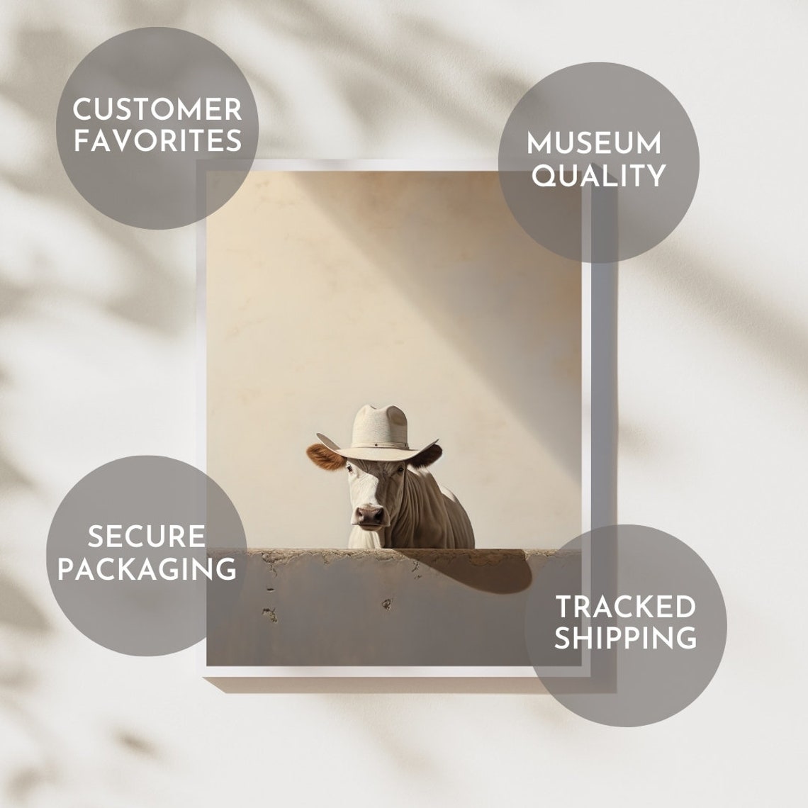 Highland Cow Gallery Wall Set, Preppy Western Prints, Rustic Western ...