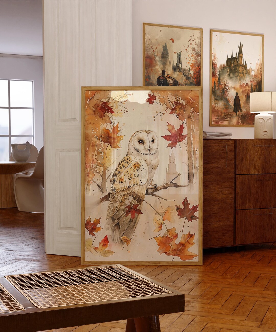 Wizard Fall Poster, Wizard Print, Wizard Nursery Decor, Nursery Neutral ...