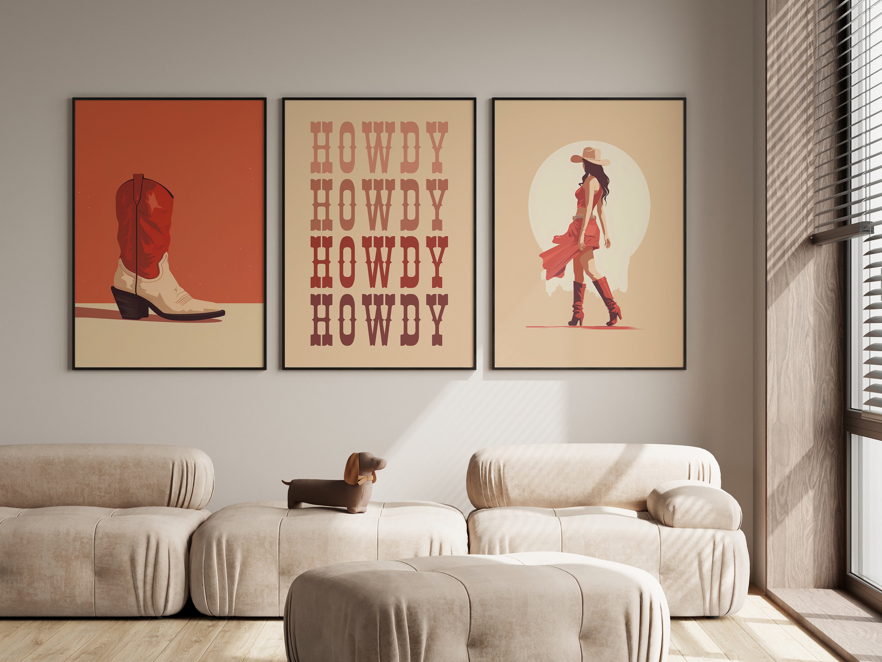 Retro Cowgirl Downloadable Print, Girly Western Wall Art, Cowgirl Boot ...