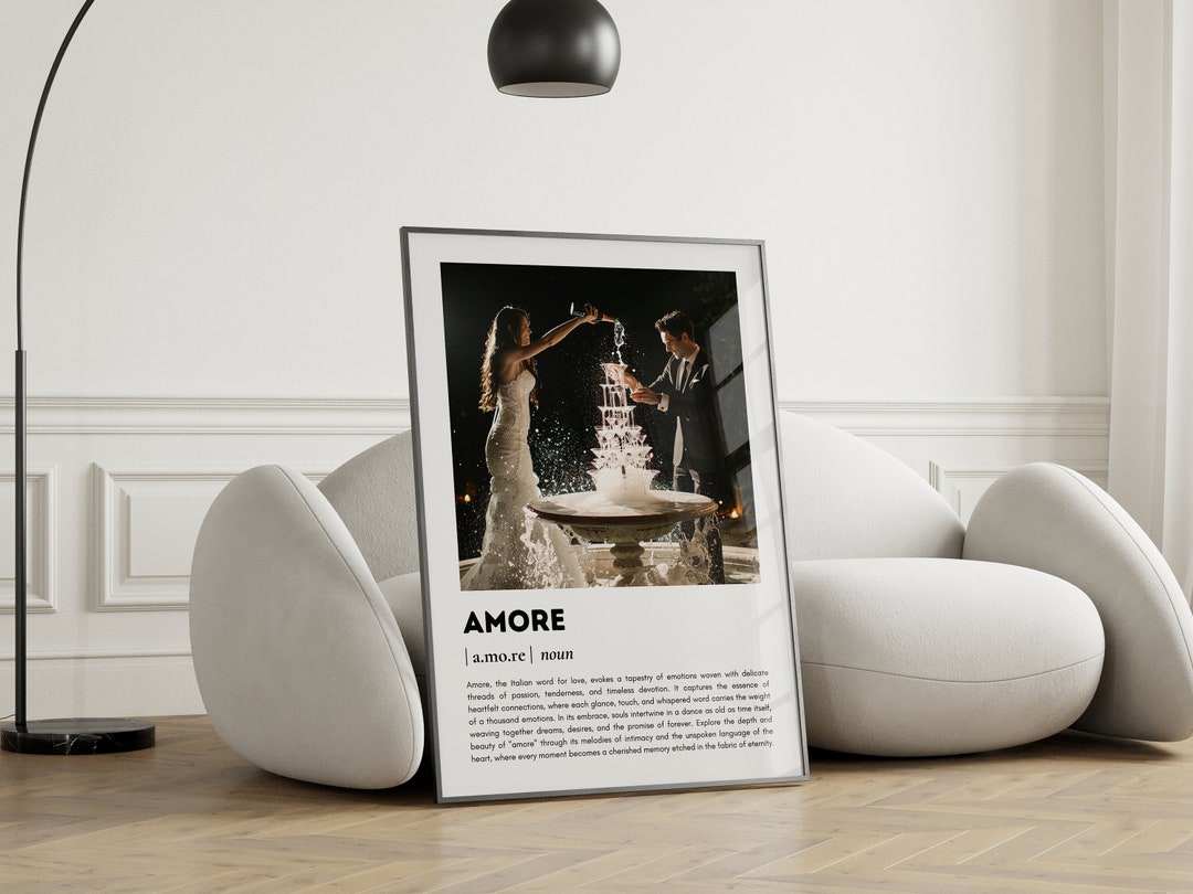 Custom Photo Print for Couples, Valentin Day Custom Gift Print, 1st ...
