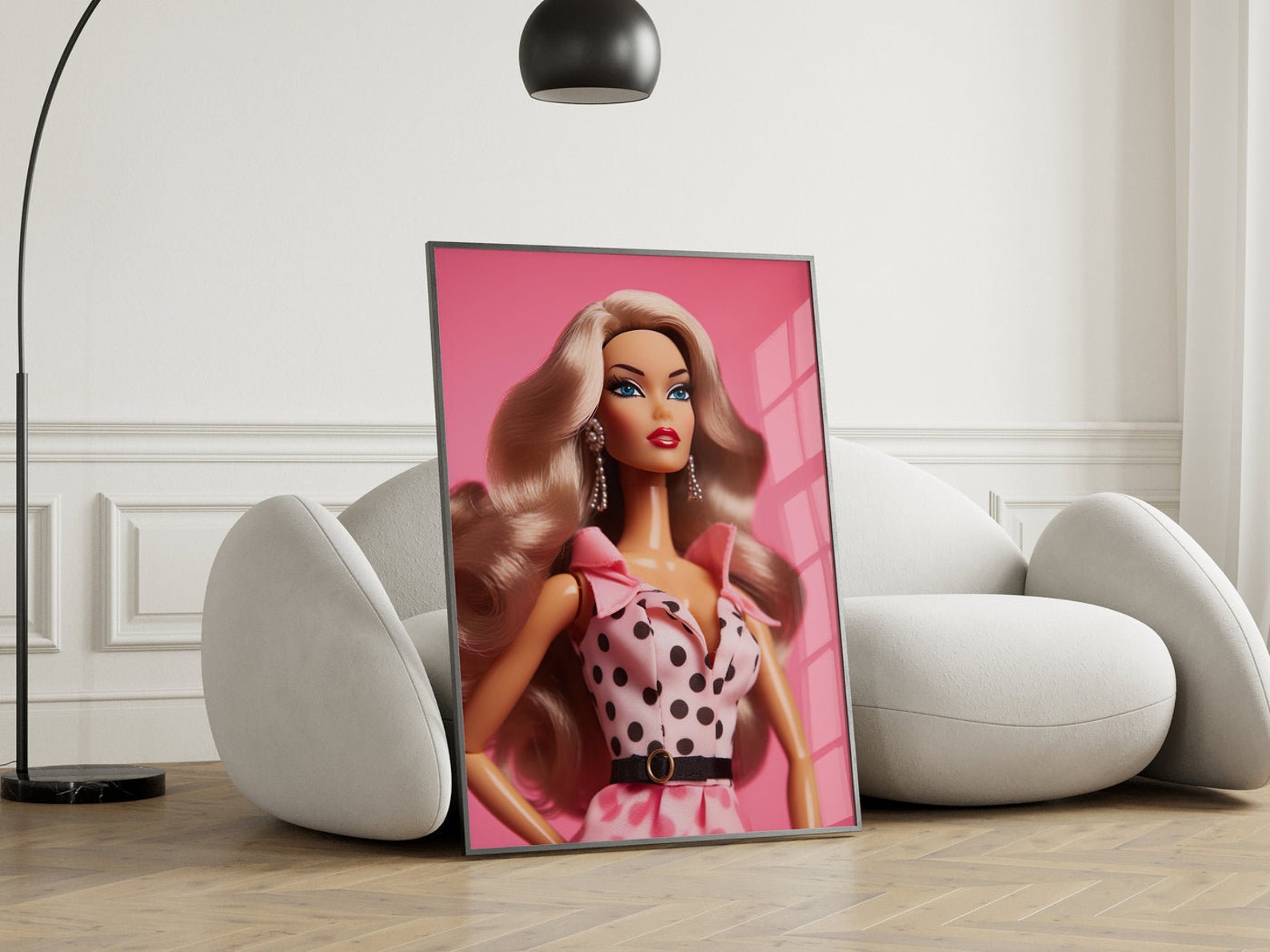 Doll Print Poster, Retro Doll Poster, Fashion Doll Wall Art, Girls Room ...