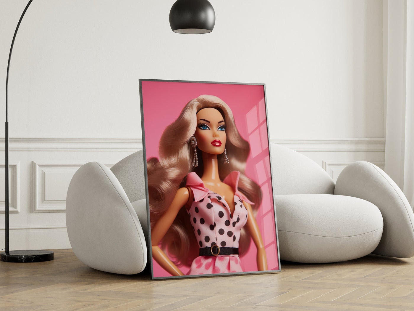 Doll Print Poster, Retro Doll Poster, Fashion Doll Wall Art, Girls Room ...