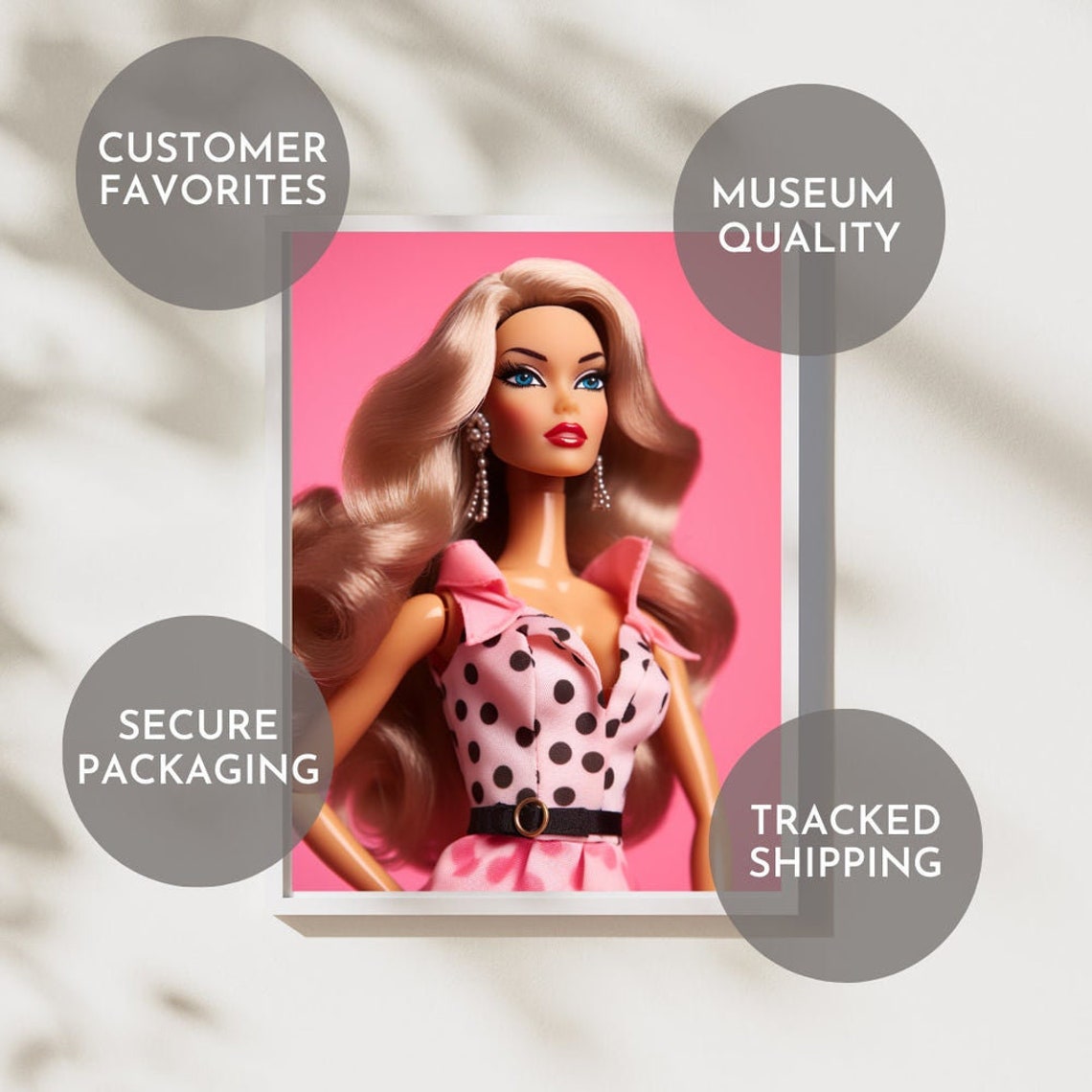 Doll Print Poster, Retro Doll Poster, Fashion Doll Wall Art, Girls Room ...