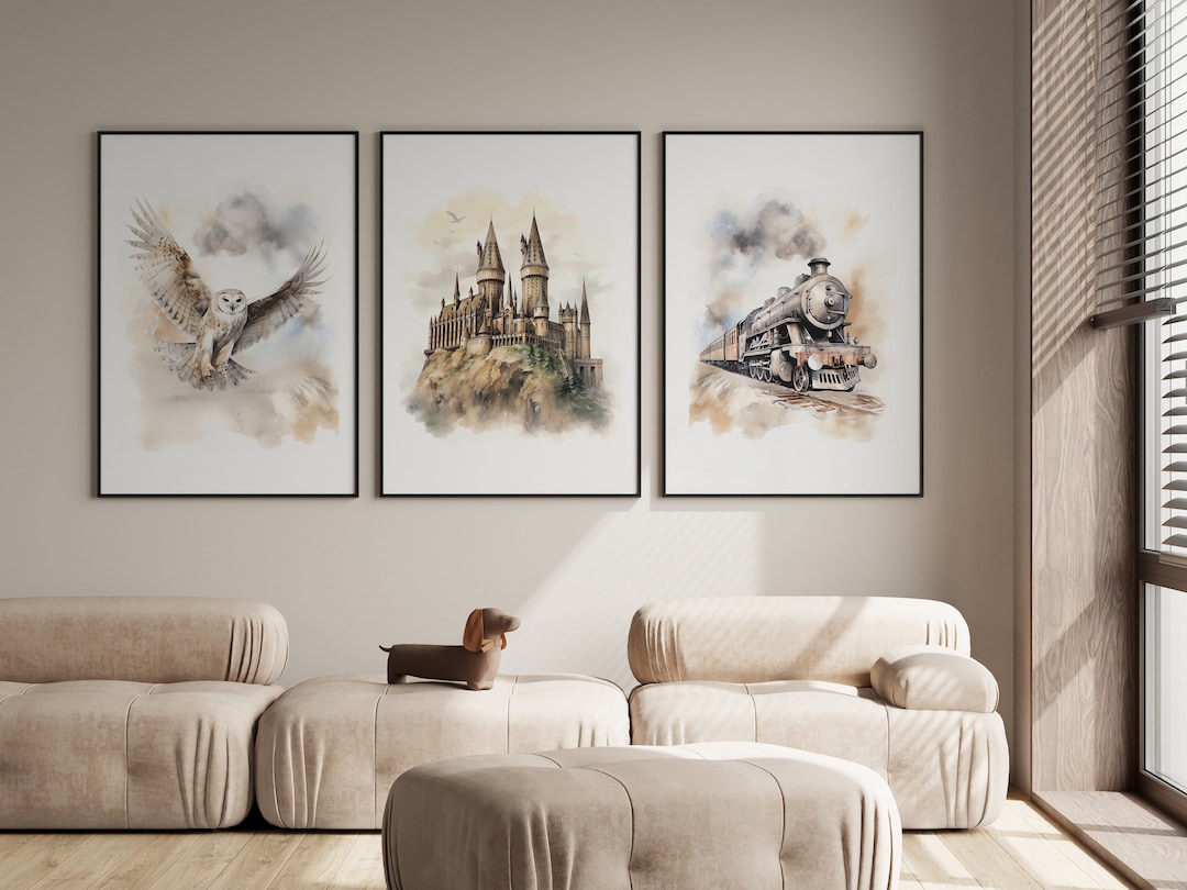 Wizard Poster, Wizard Print, Wizard Nursery Decor, Nursery Neutral ...