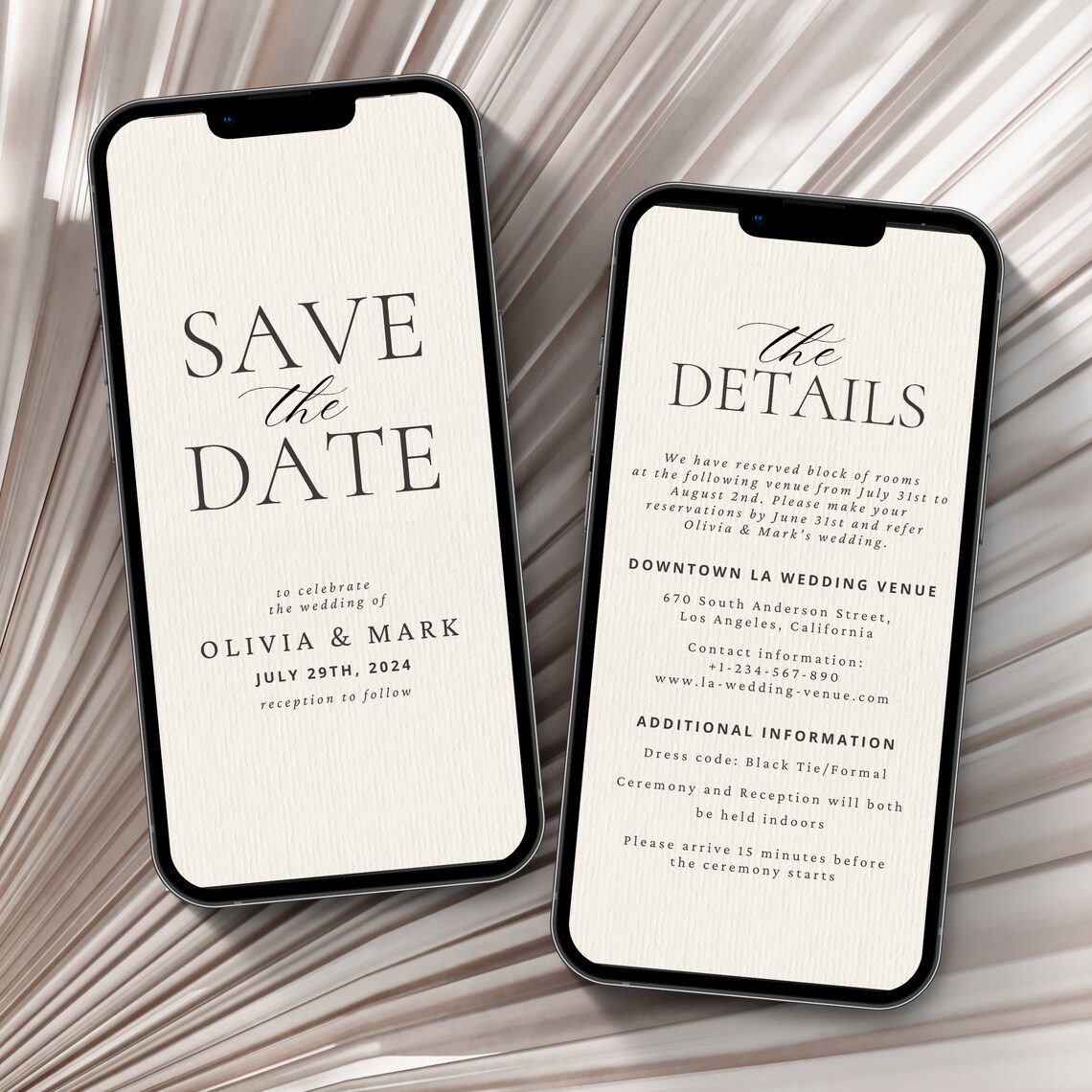 Modern Electronic Wedding Invitation, Save the Date Wedding, Wedding ...