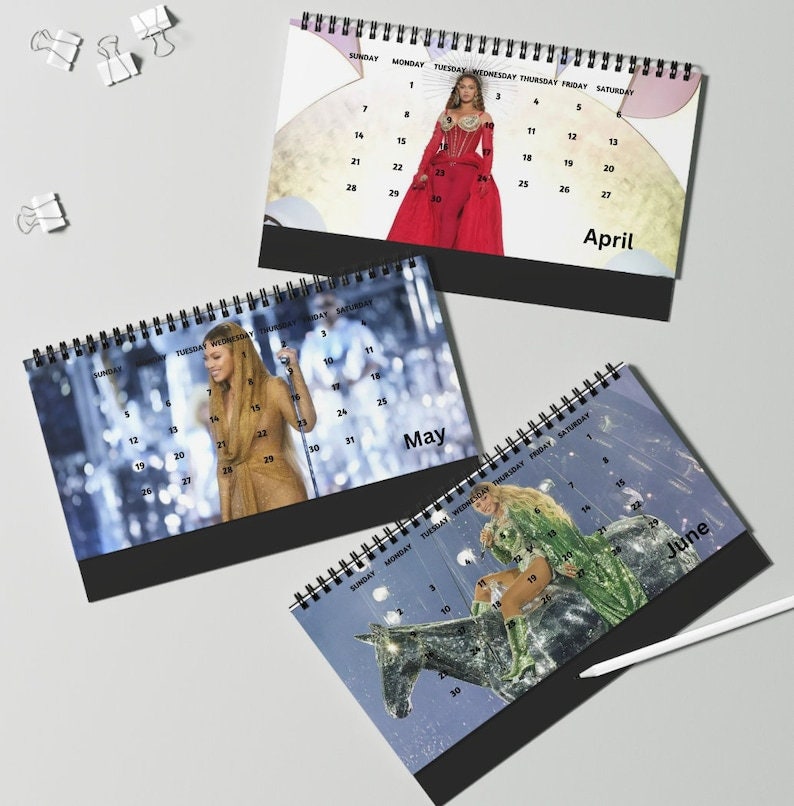 2024 Queen B Inspo Calendar Desk Calendar Beyhive Gift Custom - Etsy