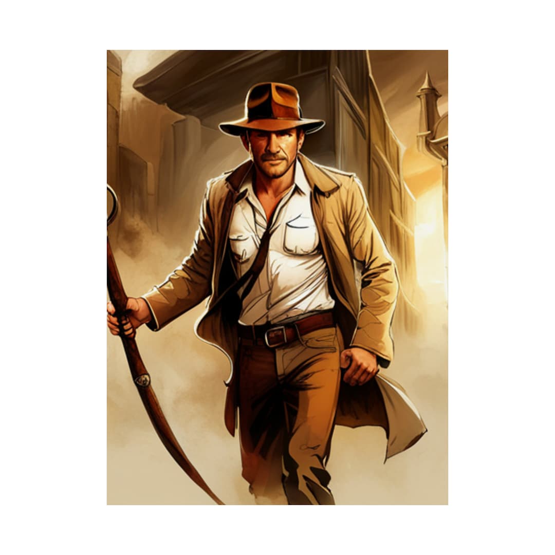 Indiana Jones Poster Matte Vertical - Etsy