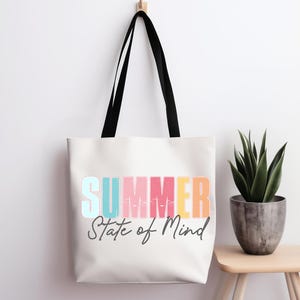 Beach Summer Tote Bag, Coastal Tote, Beach Bag, Vacation Tote, Sand and ...