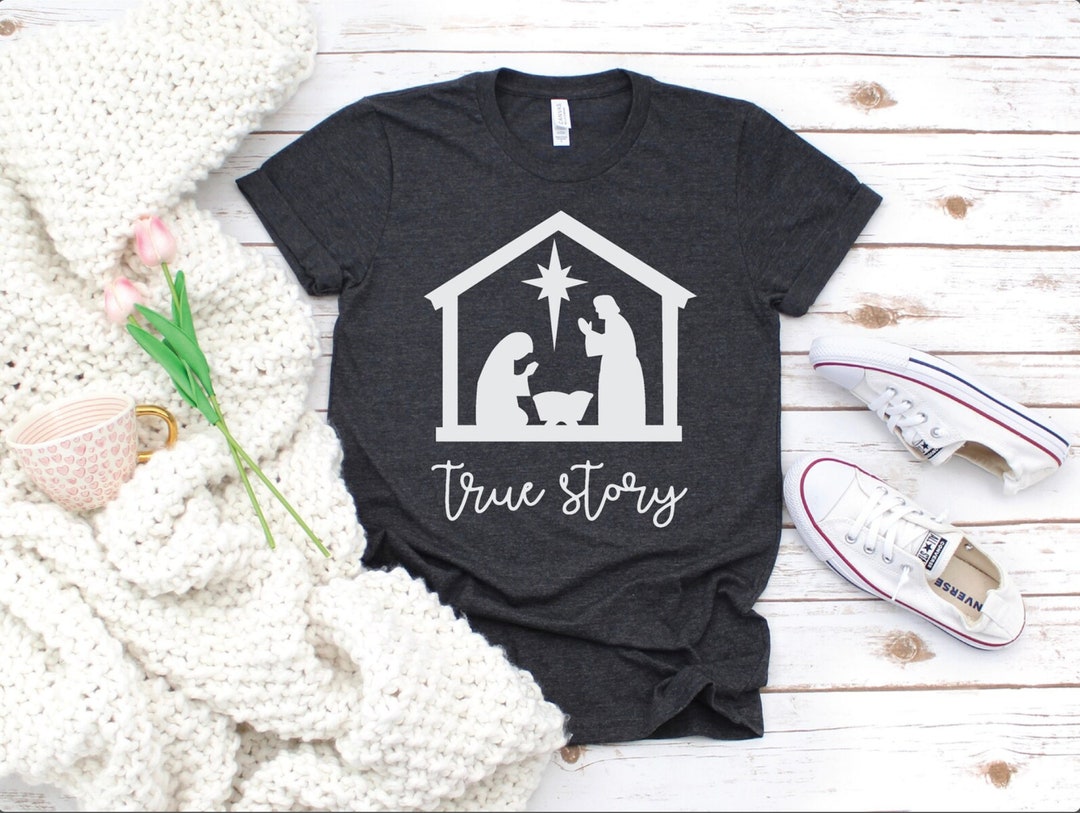 True Story Nativity SVG / Digital Cut File / Nativity Scene / Christmas ...