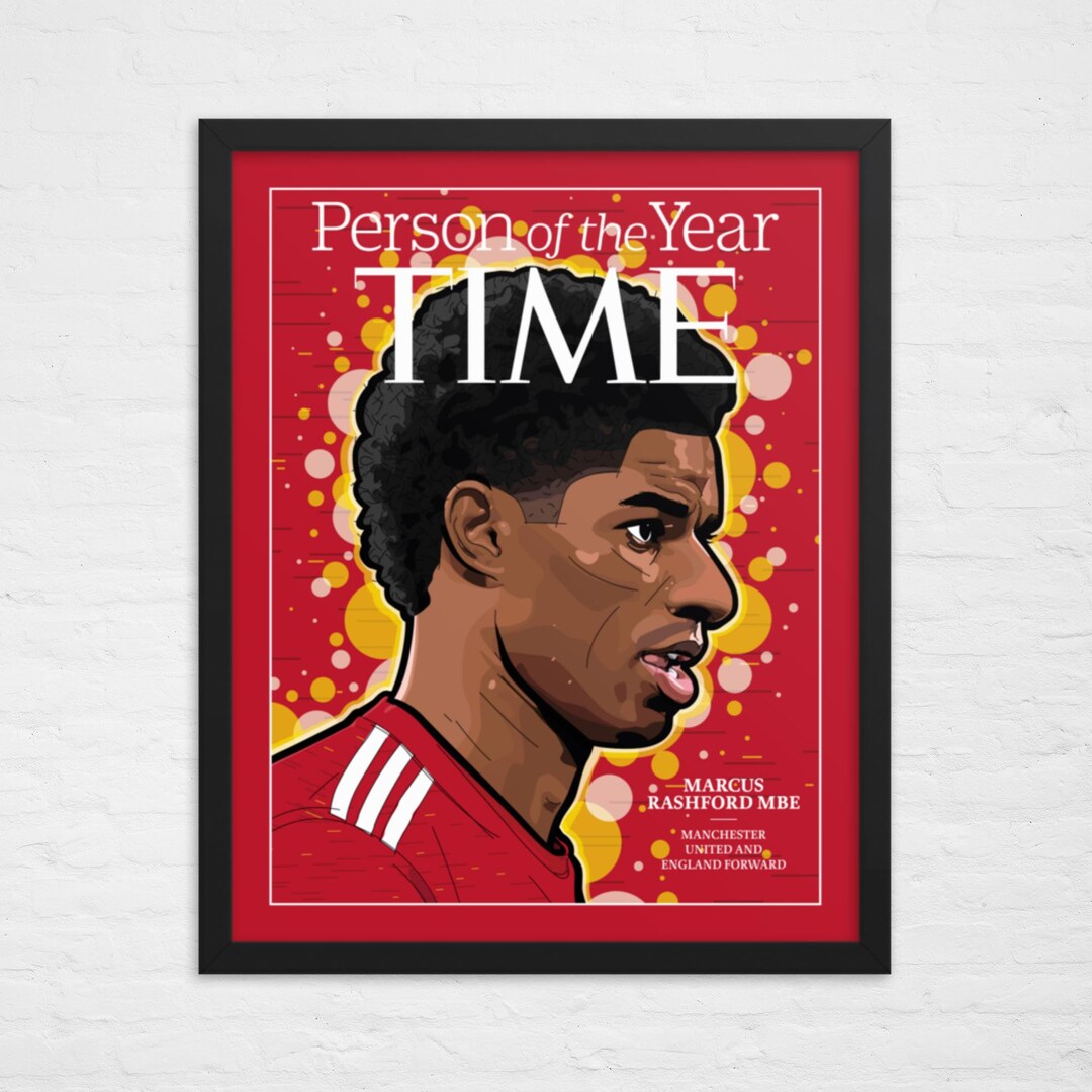 Marcus Rashford Manchester United Framed Poster - Etsy
