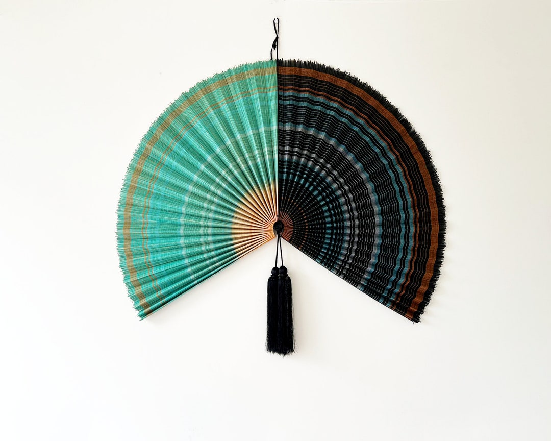 Wall Fan Decor, Fan Wall Decor, Bamboo Fan, Bambooo Wall Fan, Wall Fan ...