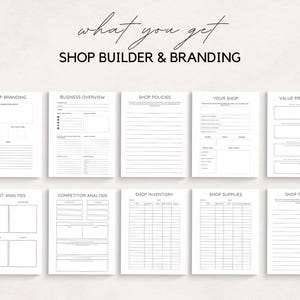 Online Shop Planner, Online Store Planner Printable, Digital Shop ...