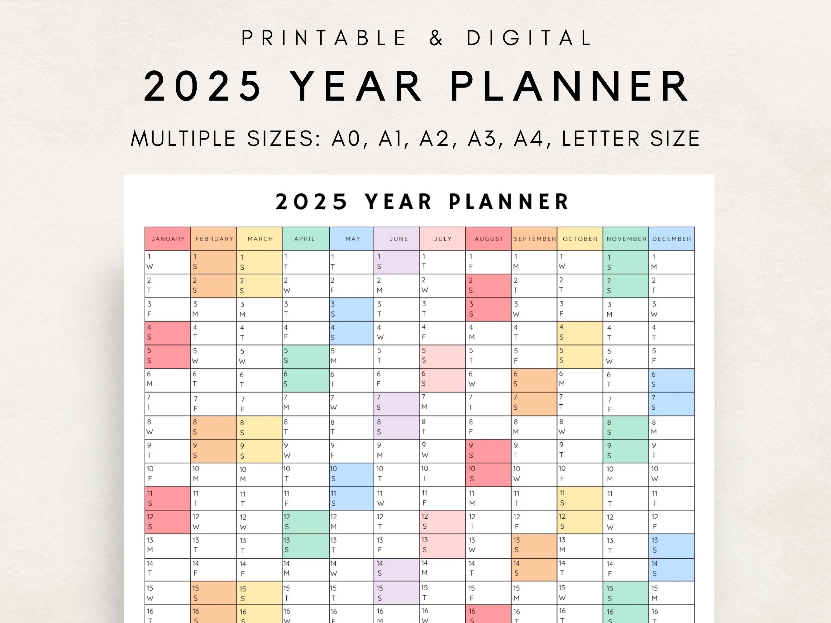 Printable 2025 Planner