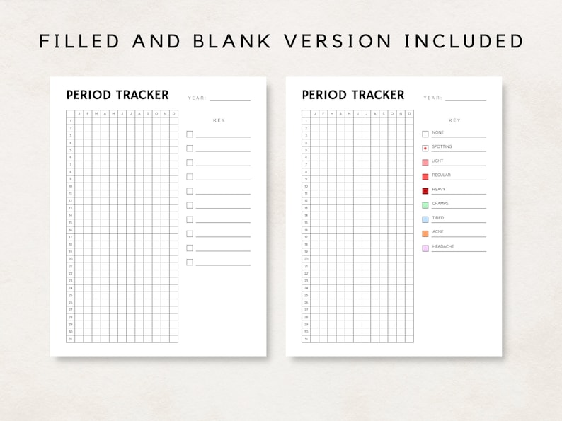 Period Tracker Printable, Period Journal, Period Calendar, Period ...