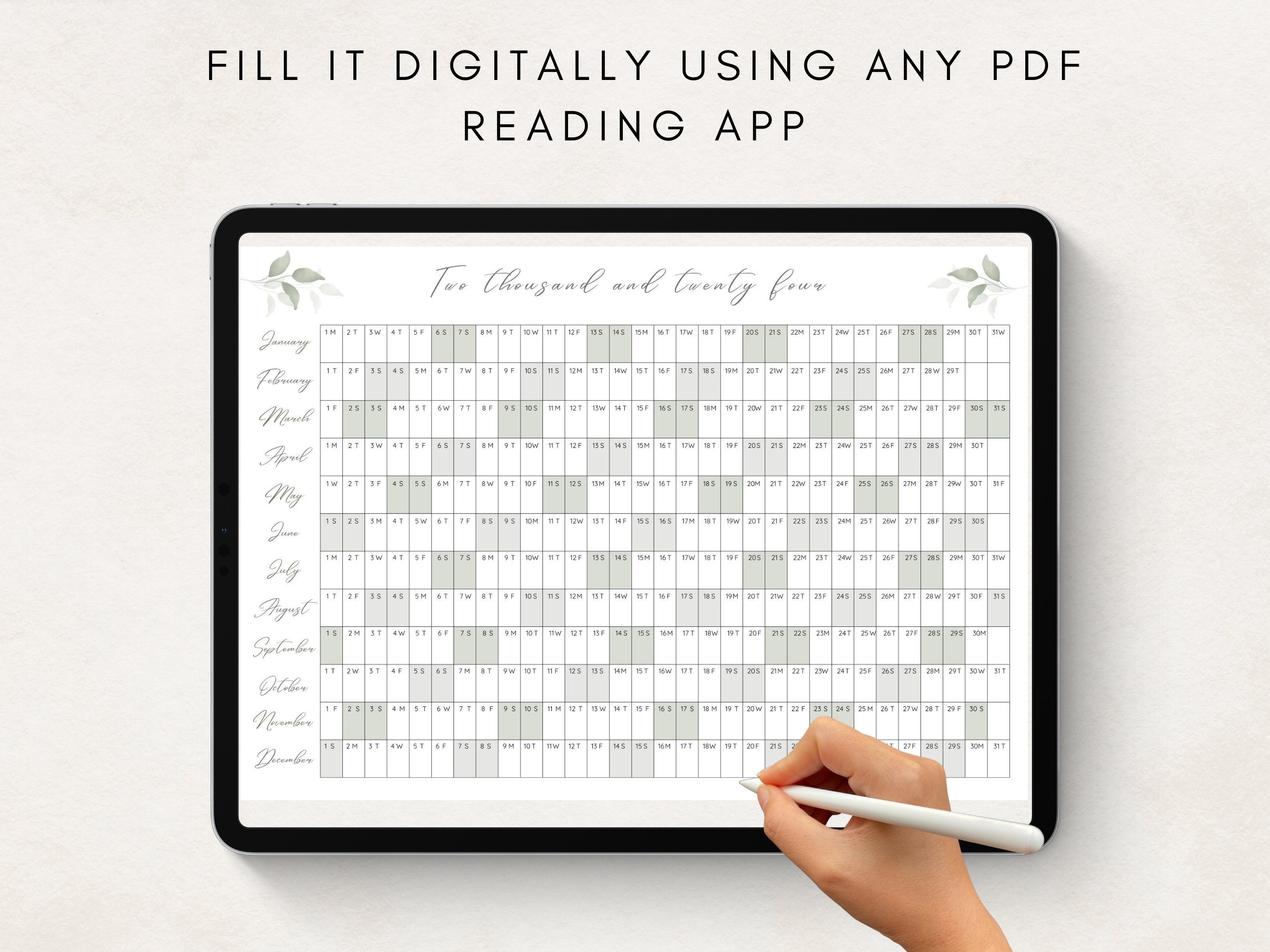 2024-2025 Yearly Planner, Year Planning Calendar, Calendar Poster, 2024 ...