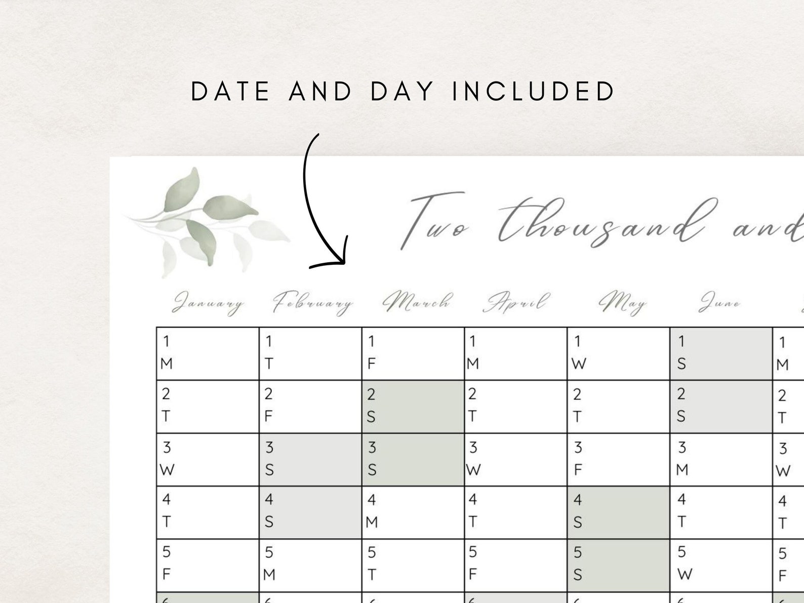 2024 Yearly Planner Printable, Yearly Planning Calendar, Calendar ...