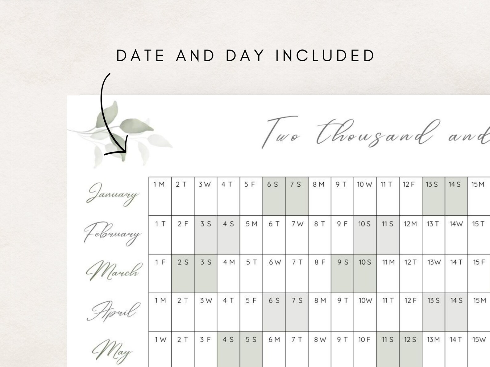 2024-2025 Yearly Planner, Year Planning Calendar, Calendar Poster, 2024 ...