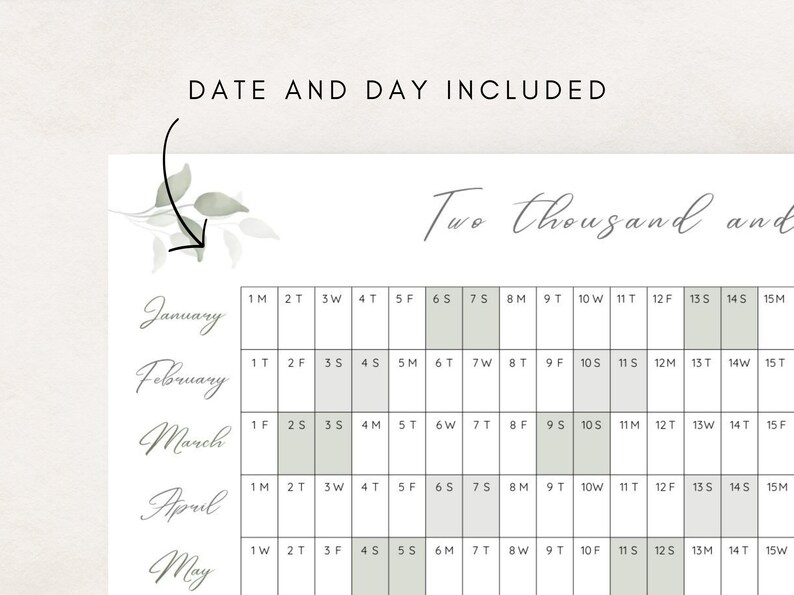 2024-2025 Yearly Planner, Year Planning Calendar, Calendar Poster, 2024 ...
