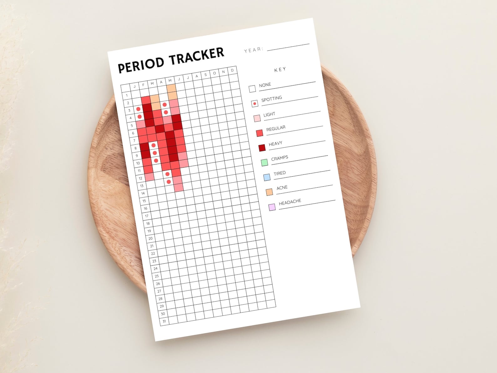 Period Tracker Printable, Period Journal, Period Calendar, Period ...