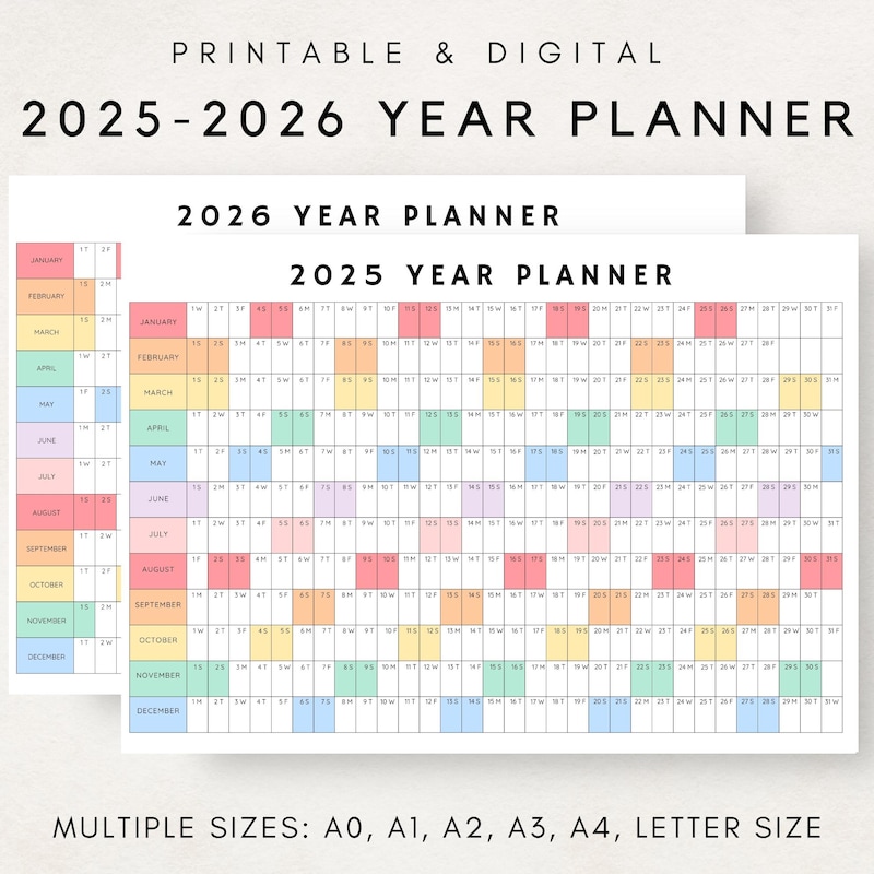 25 26 Planners - Etsy UK