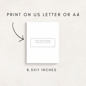 Find Your Passion Planner, Passion Planner, Find Your Passion, Purpose ...