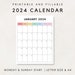 2024-2025 Yearly Planner Year Planning Calendar Calendar - Etsy