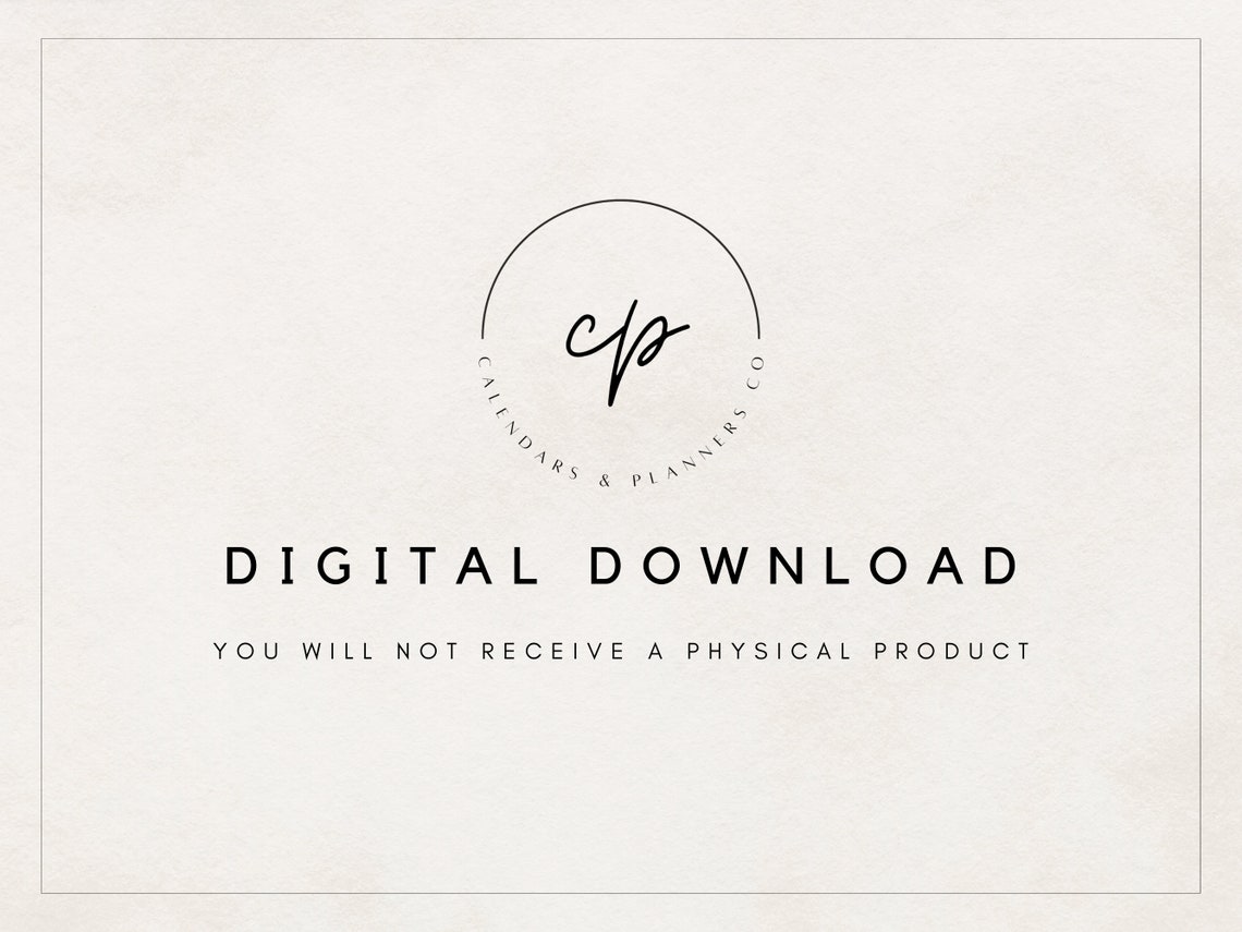 2024-2025 Yearly Planner Printable, Year Planning Calendar, Calendar ...