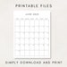 Calendar 2024- 2025 Printable, Monthly Calendar, Fillable Calendar ...