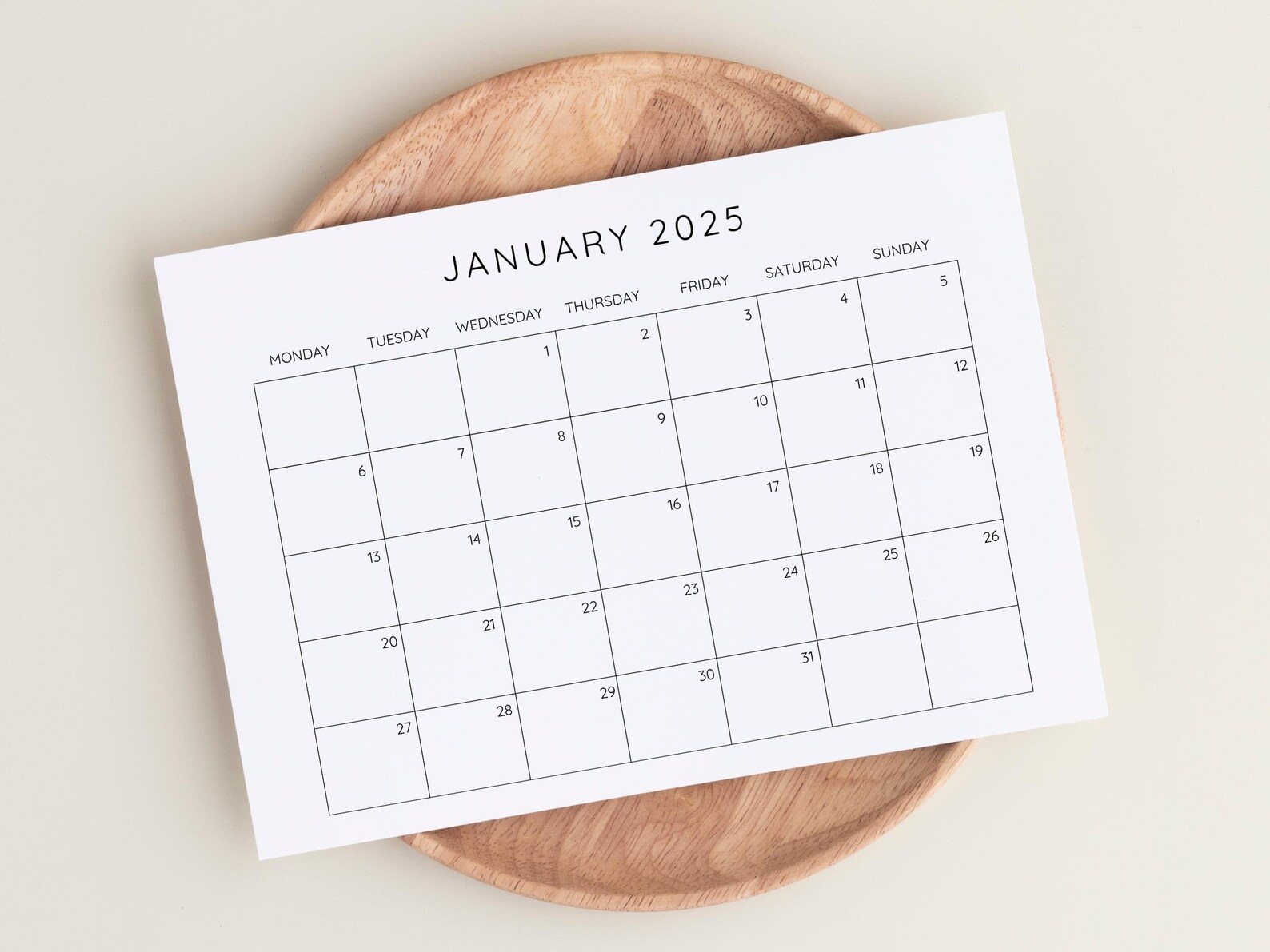 2024- 2025 Calendar Printable, Monthly Calendar 2024- 2025, Fillable ...